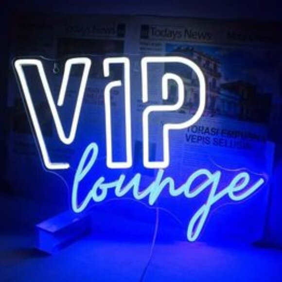 Wall Decor | Vip Lounge Neon Led Sign | Poshmark